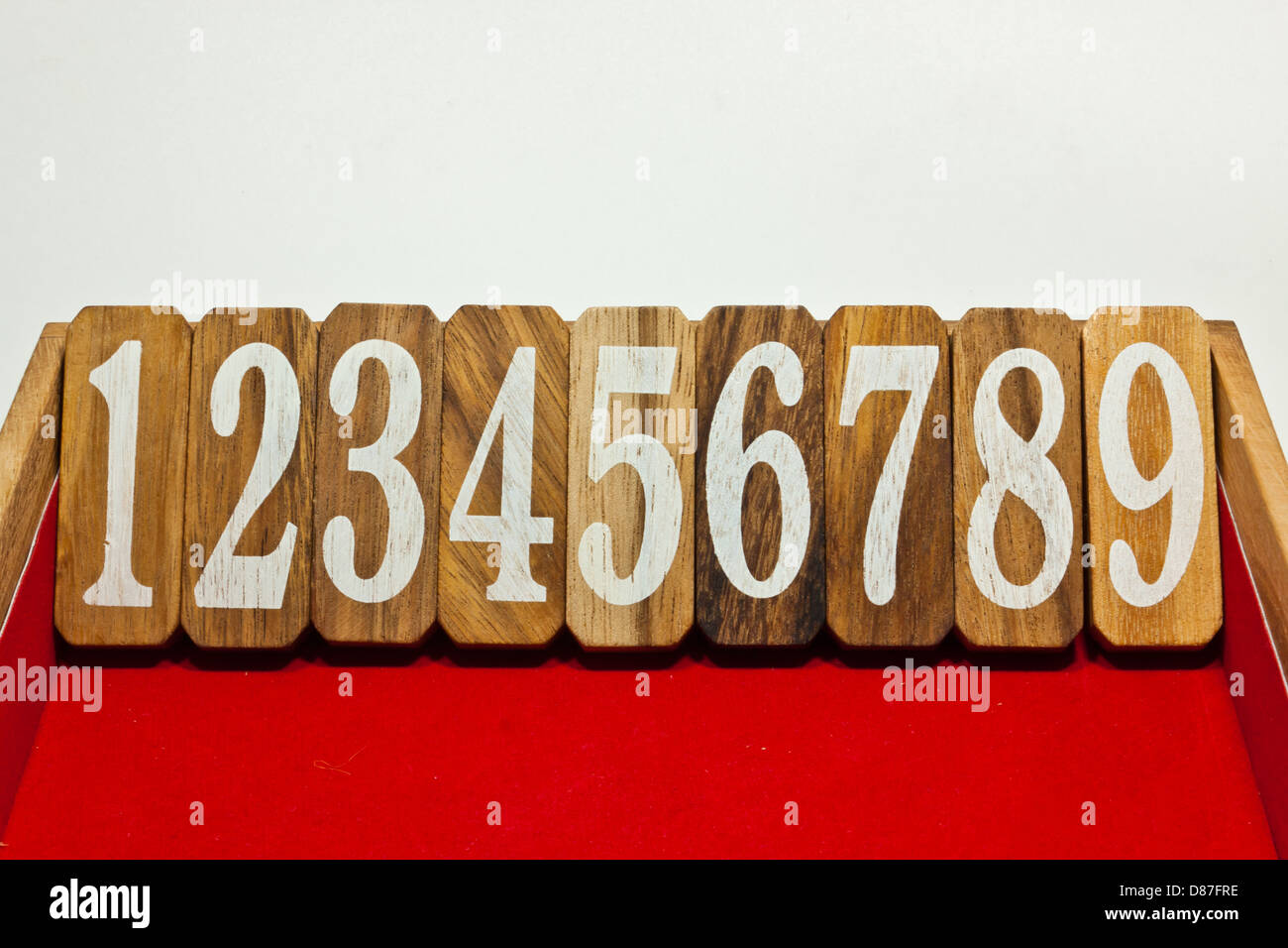 Letterpress numbers hi-res stock photography and images - Alamy