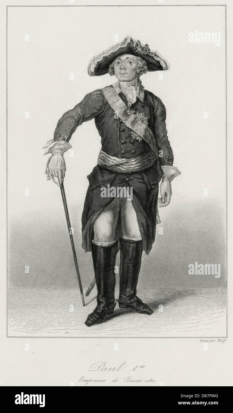 Emperor paul i of russia hi-res stock photography and images - Alamy