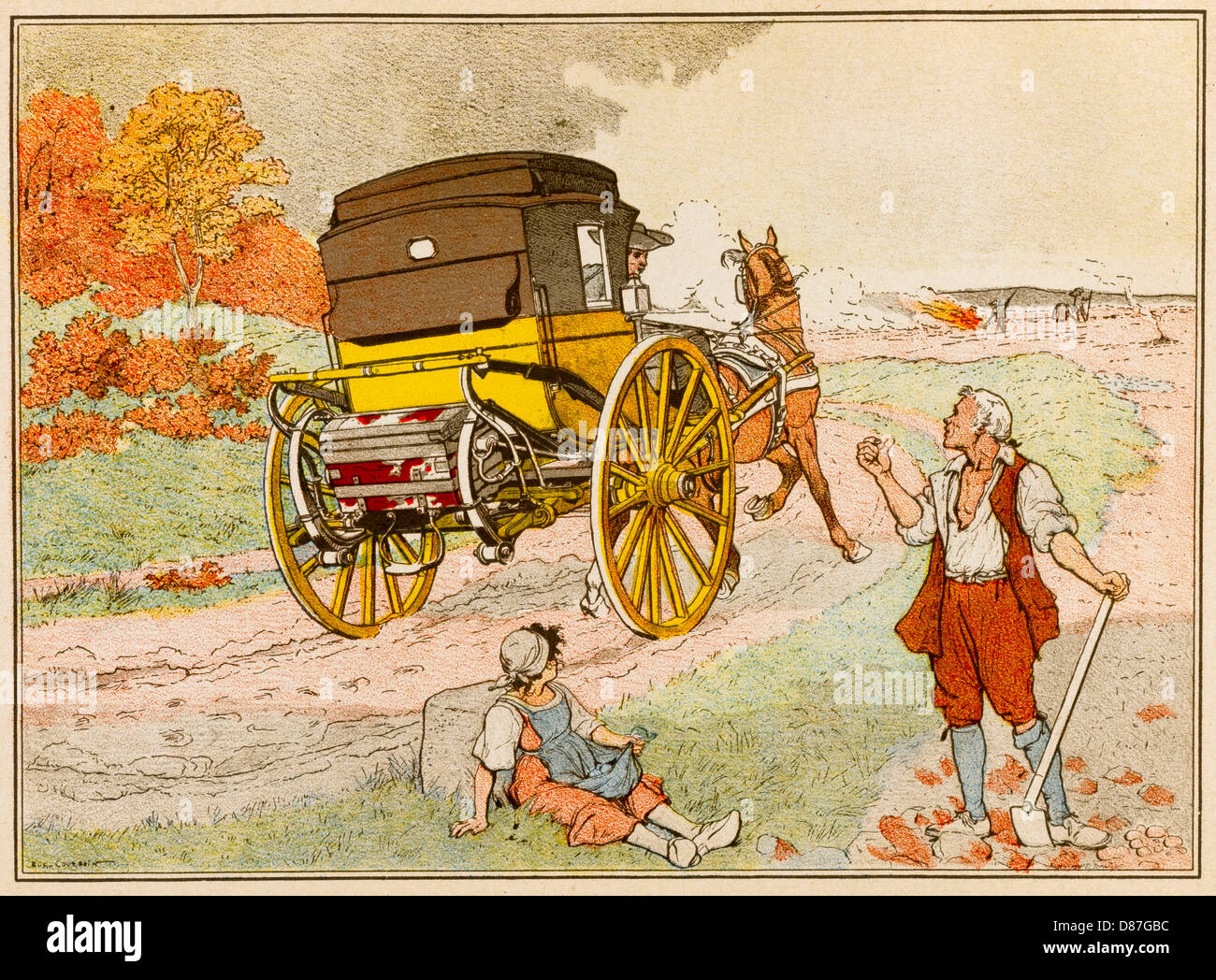 French Carriage - 18th century Stock Photo - Alamy