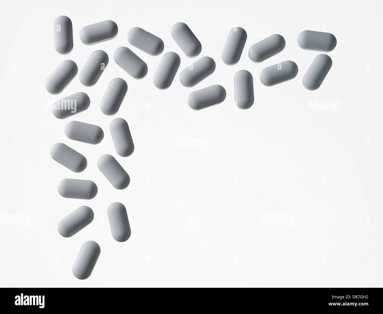 White Prescription Medicine Pills Tablets Stock Photo - Alamy