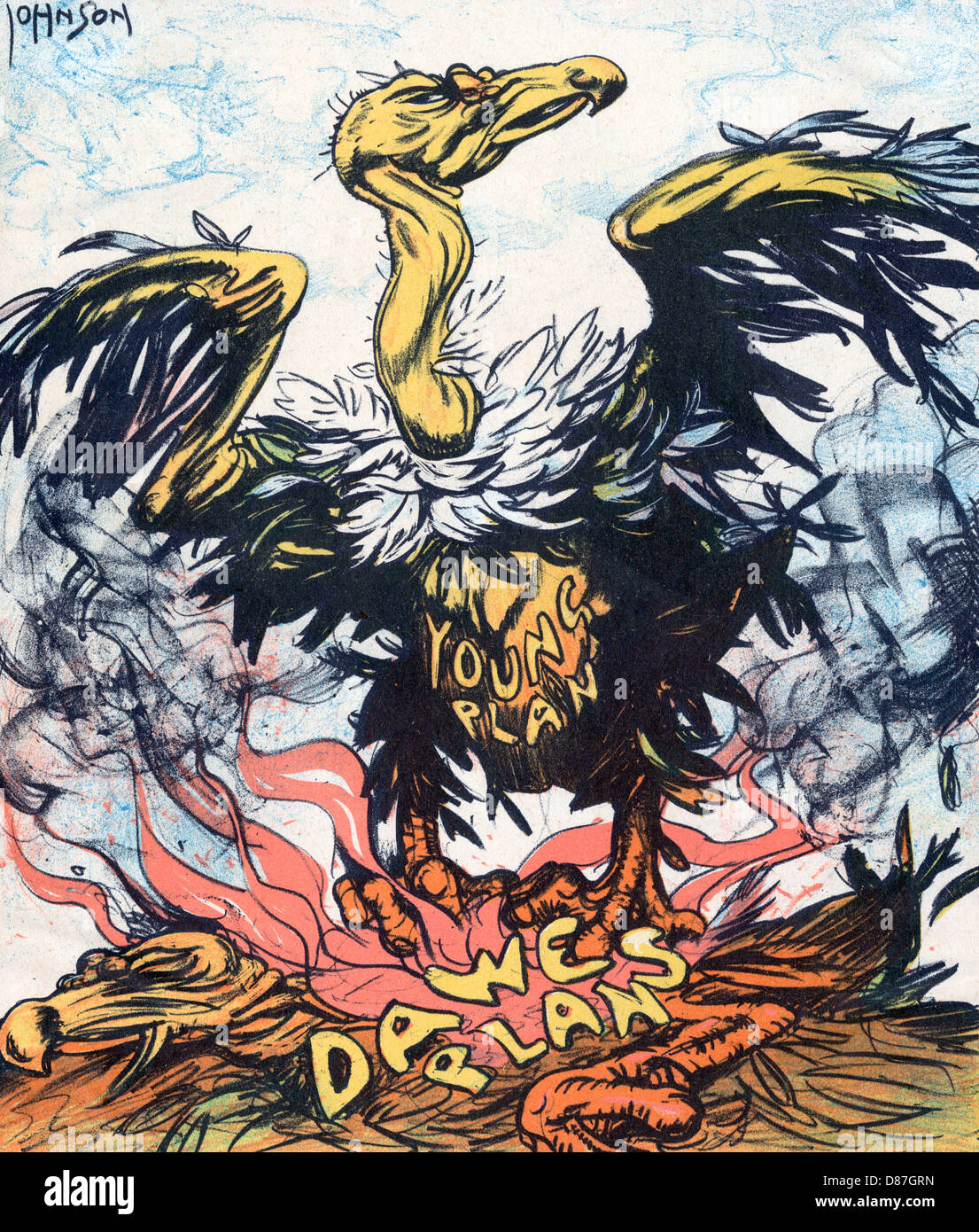 Young Plan 1929 Stock Photo - Alamy