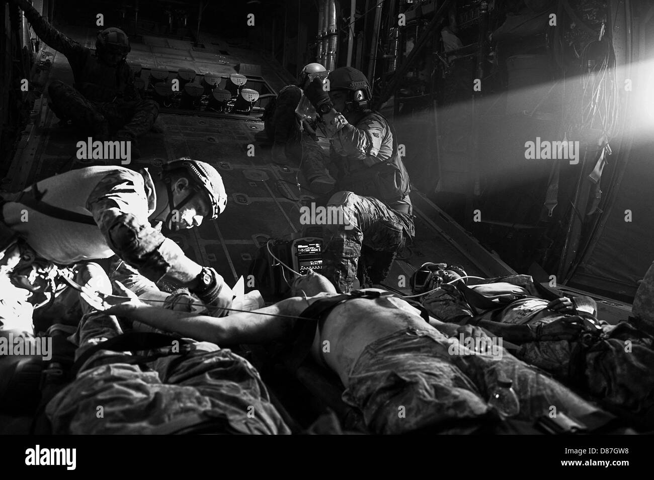 Combined operations military exercises Black and White Stock Photos ...