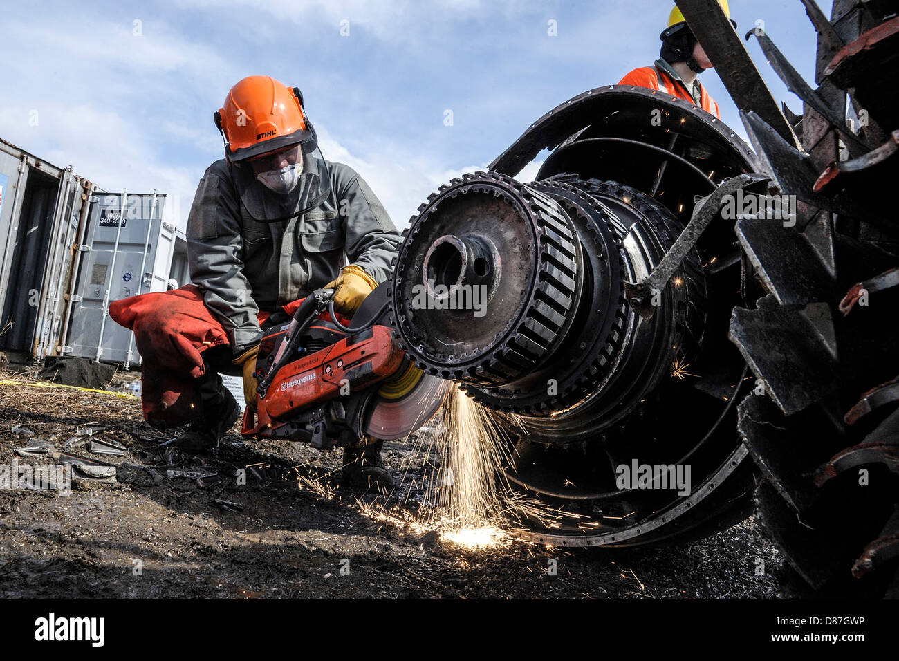 Power metal cutter saw Stock Photo - Alamy