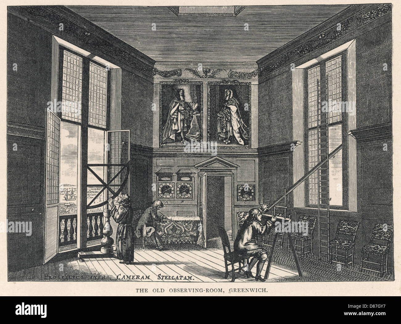 Observing Room - Greenwich Stock Photo - Alamy