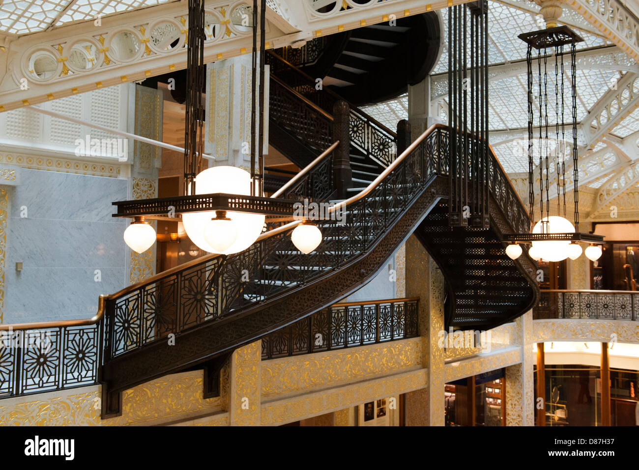 The atrium in The Rookery, Chicago's first skyscraper, completed in ...