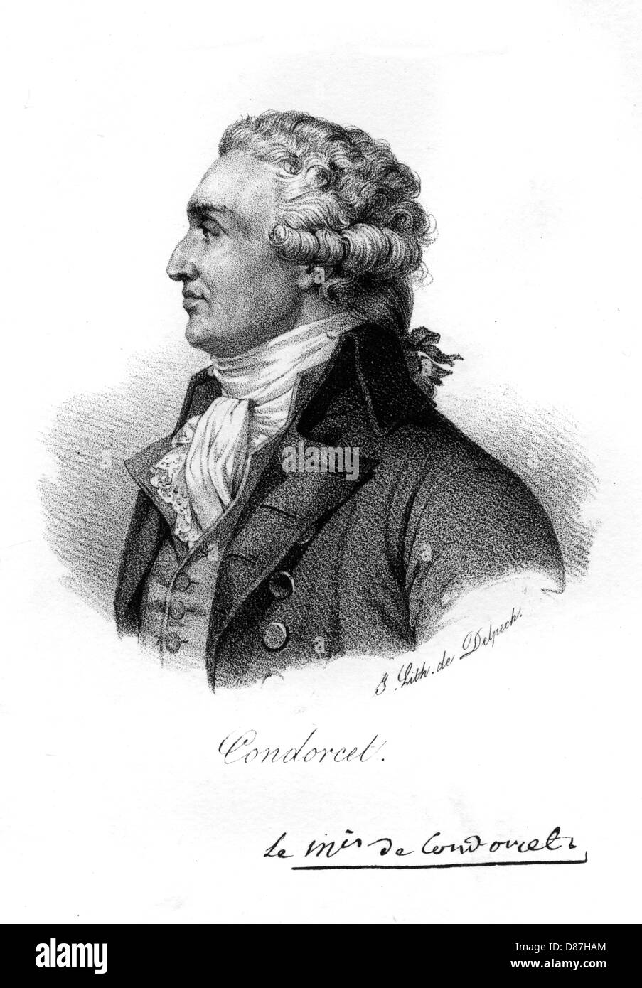 Condorcet marquis hi-res stock photography and images - Alamy