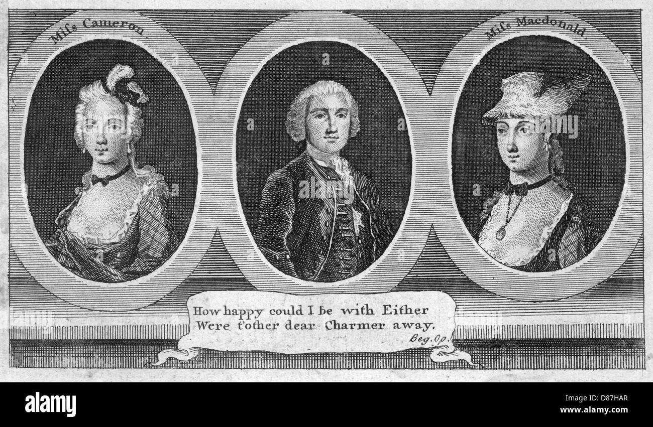 CHARLES STUART/2 LADIES Stock Photo - Alamy