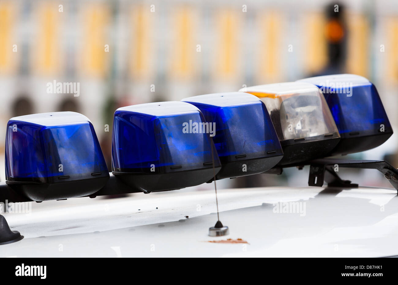 Blue light vehicles hi-res stock photography and images - Alamy