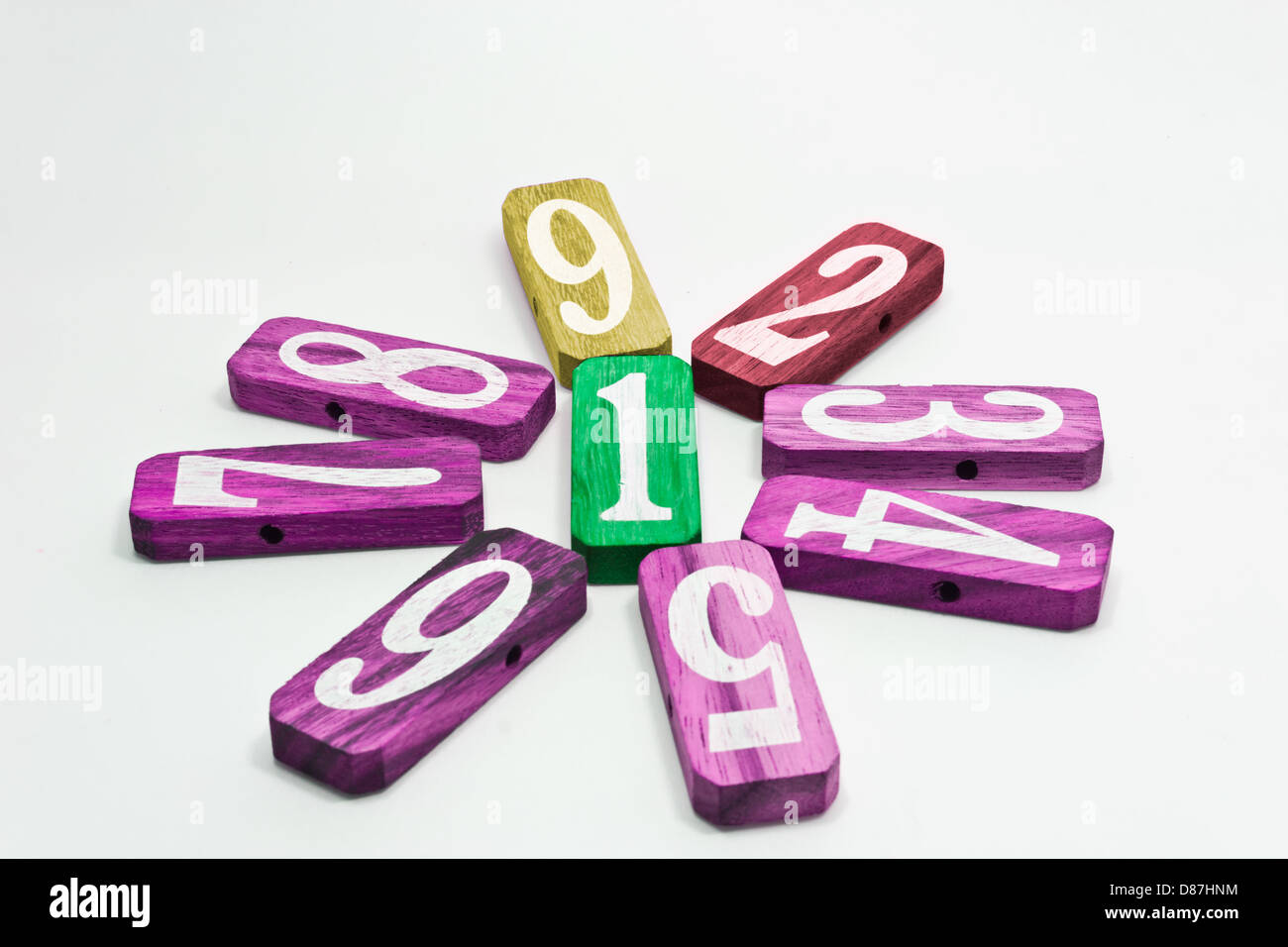 3d white isolated number nine hi-res stock photography and images - Alamy