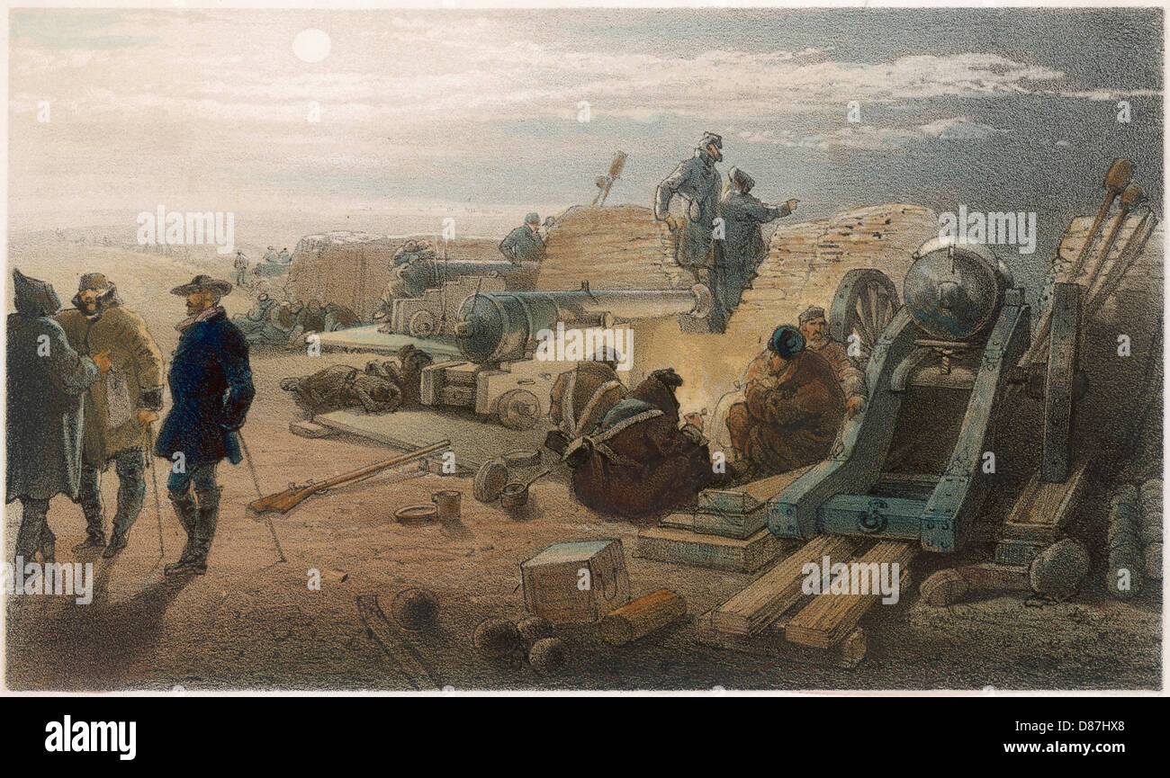Siege of Sevastopol, Crimean War Stock Photo - Alamy