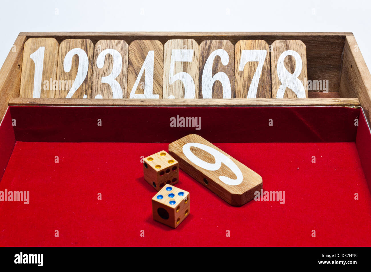 Counting numbers using dice Stock Photo - Alamy