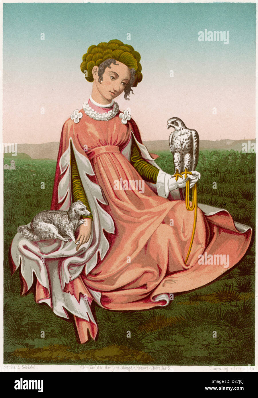Medieval noble woman hi-res stock photography and images - Alamy