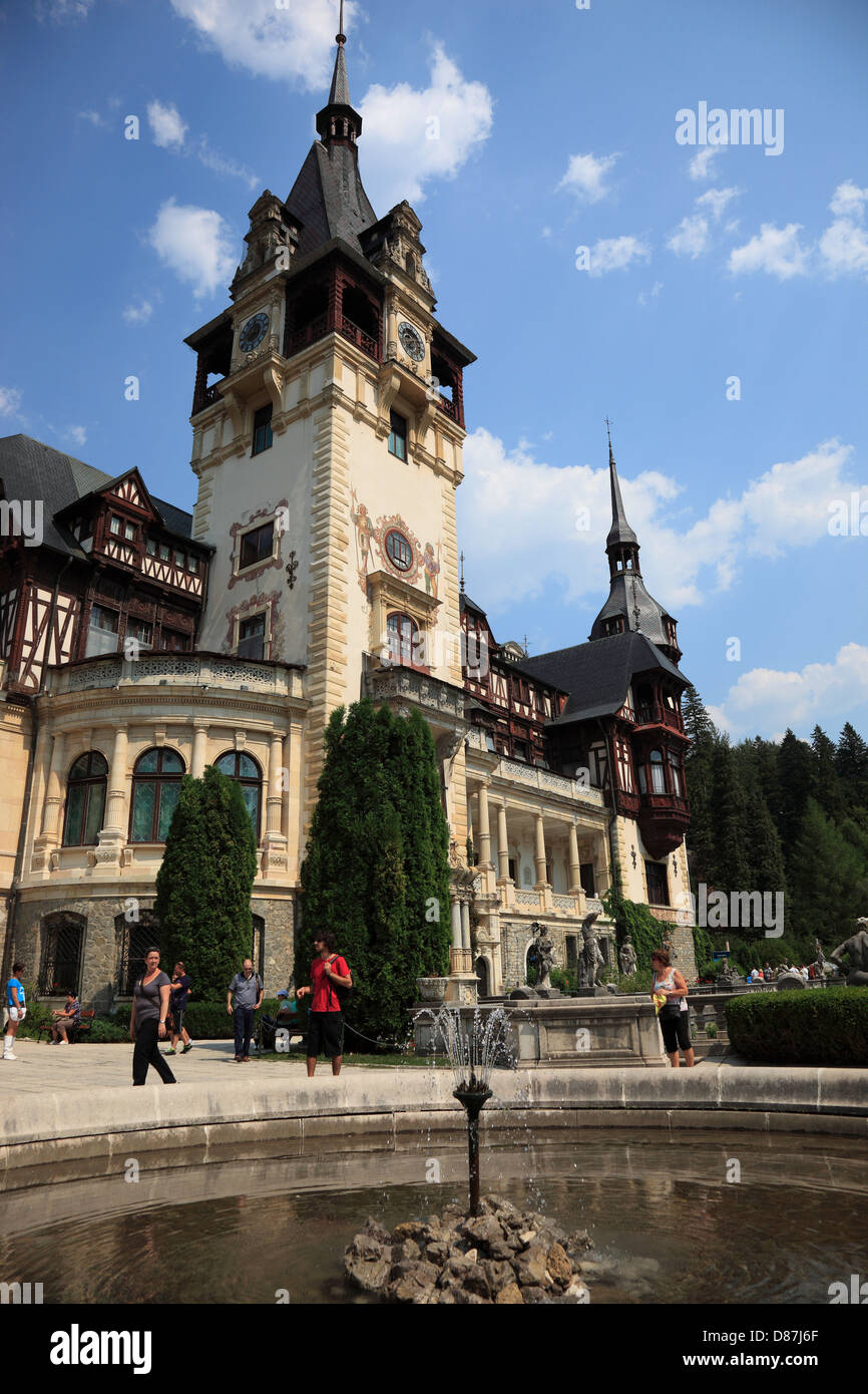 Romania Wallachia Sinaia Peles Castle High Resolution Stock Photography ...