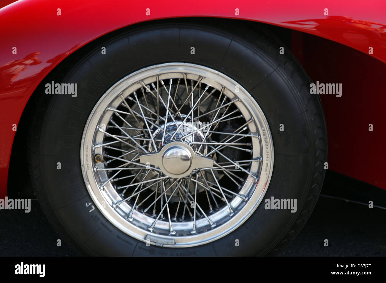 Red ferrari wheel hi-res stock photography and images - Alamy