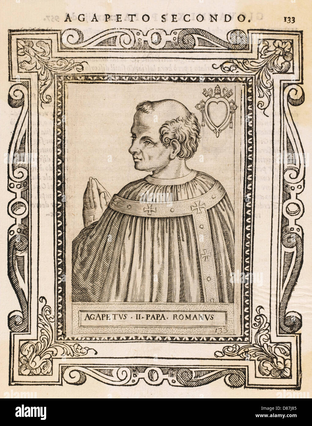 POPE AGAPETUS II Stock Photo - Alamy