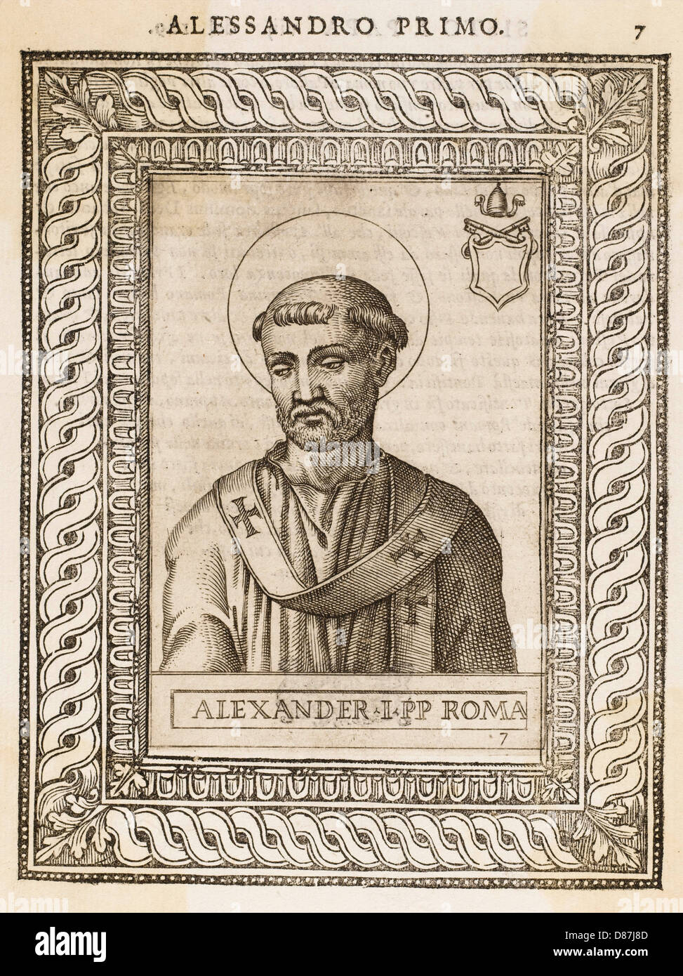 POPE ALEXANDER I Stock Photo - Alamy