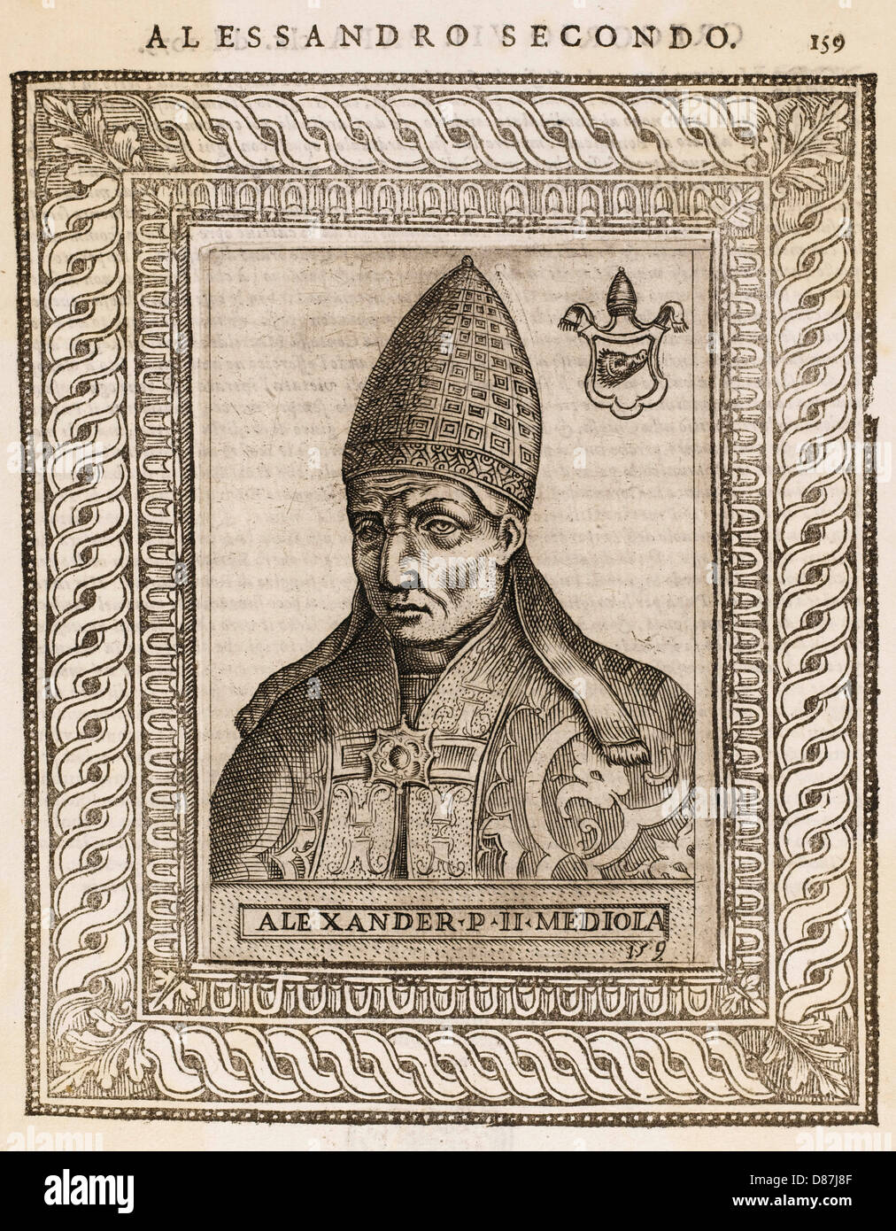 POPE ALEXANDER II Stock Photo - Alamy