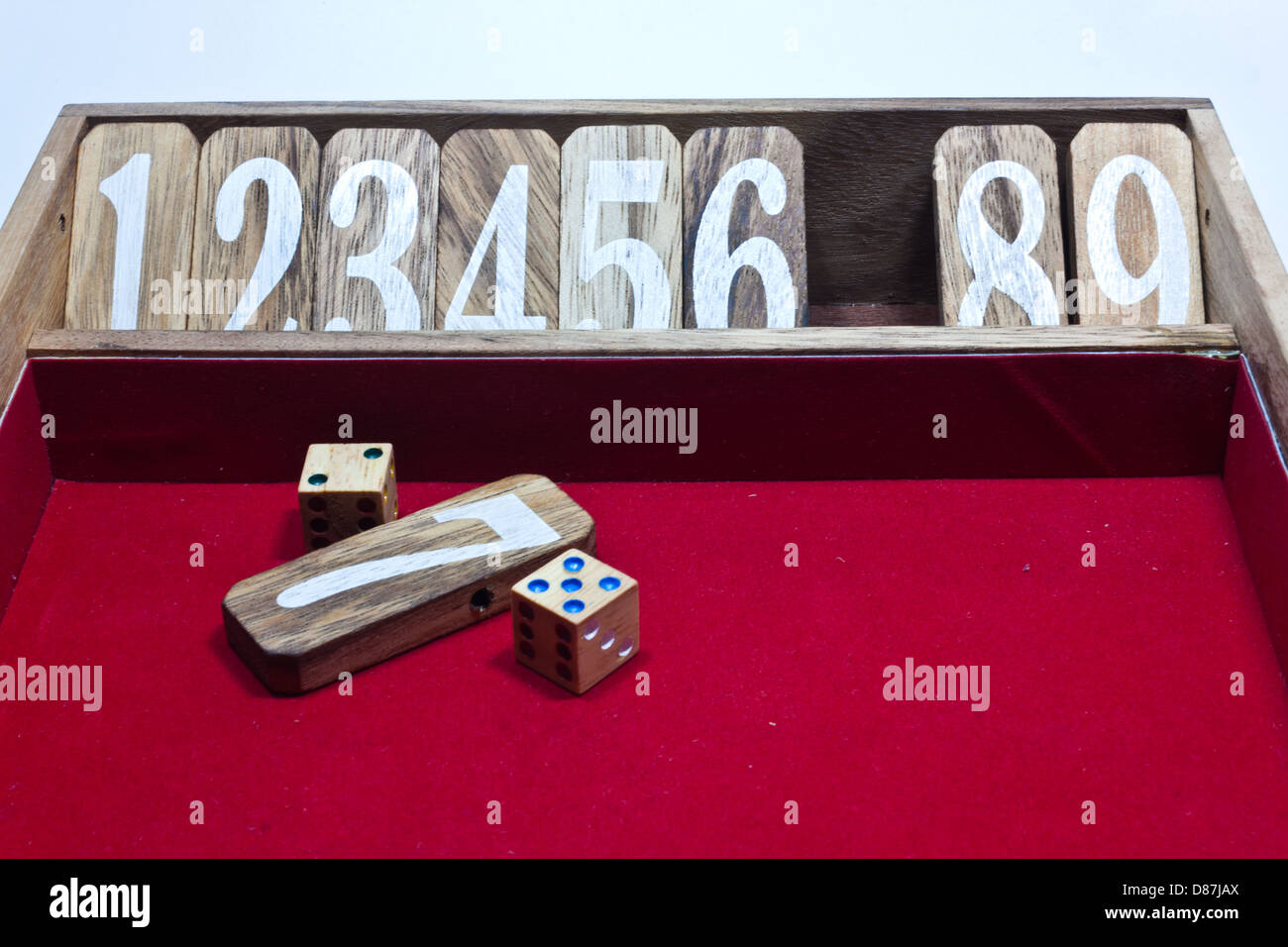 Counting numbers using dice Stock Photo - Alamy