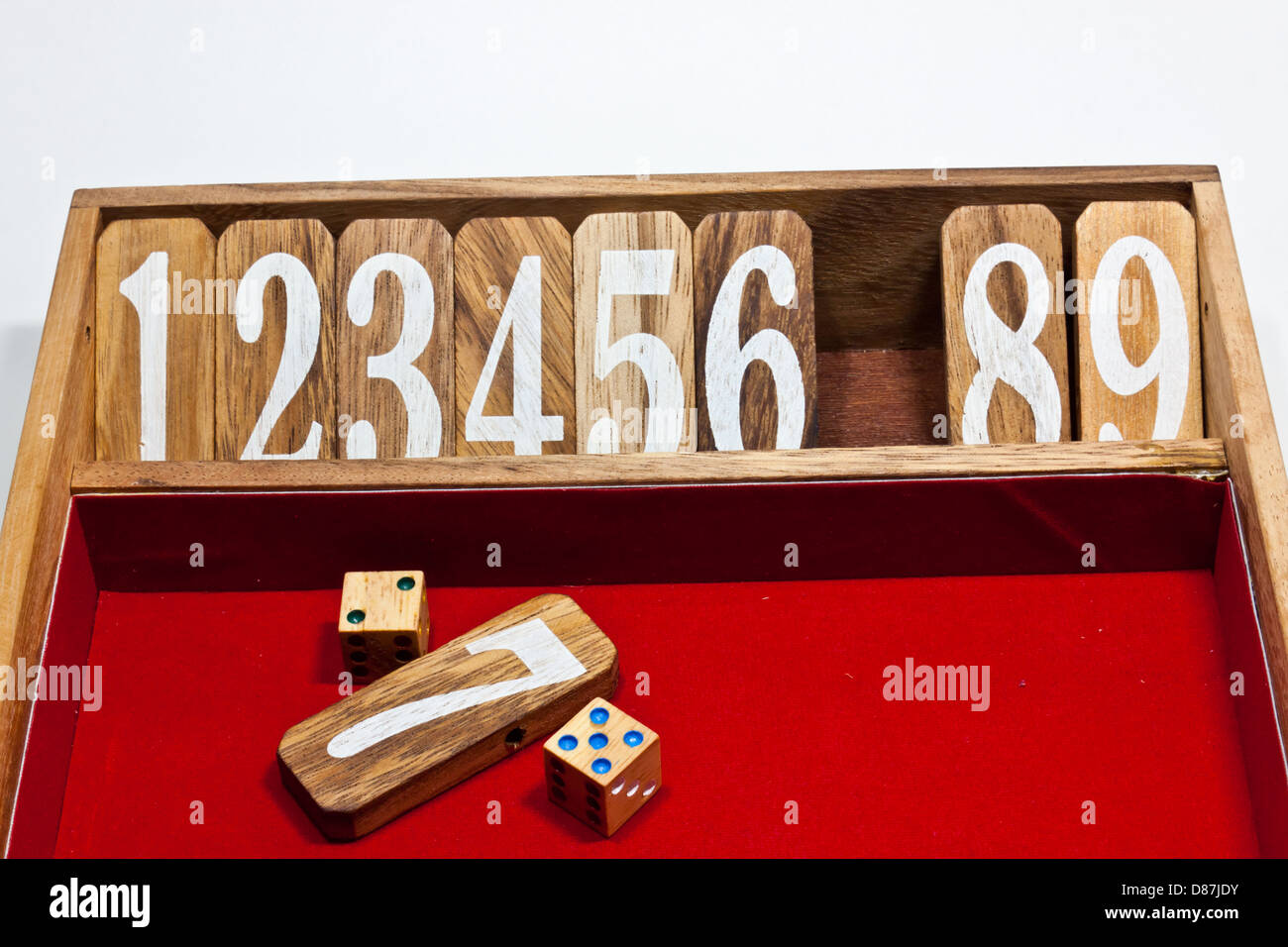 Counting numbers using dice Stock Photo - Alamy