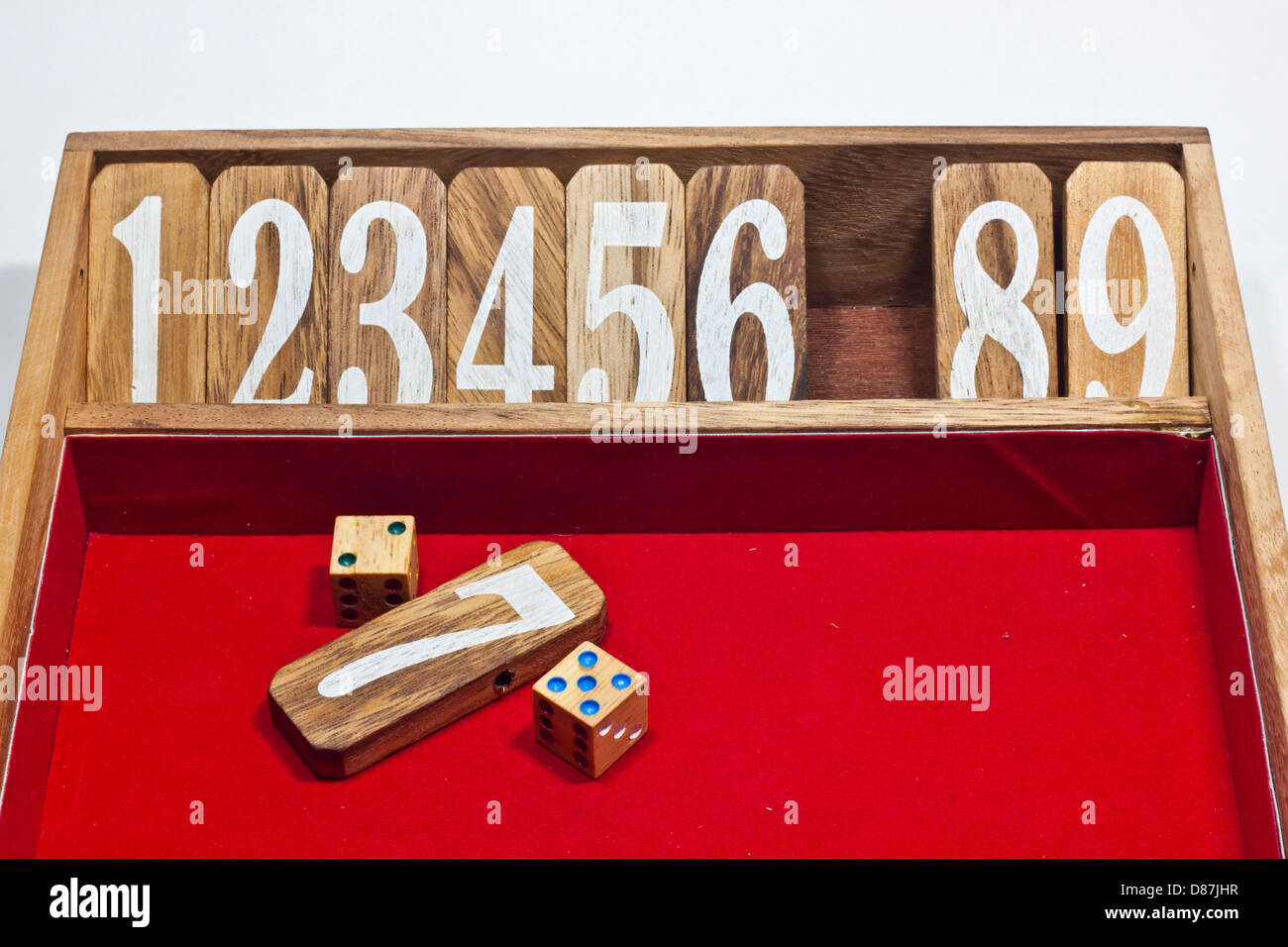 Counting numbers using dice Stock Photo - Alamy