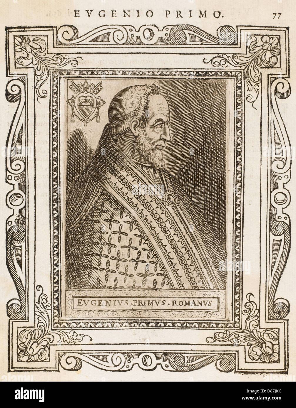 POPE EUGENIUS I Stock Photo - Alamy
