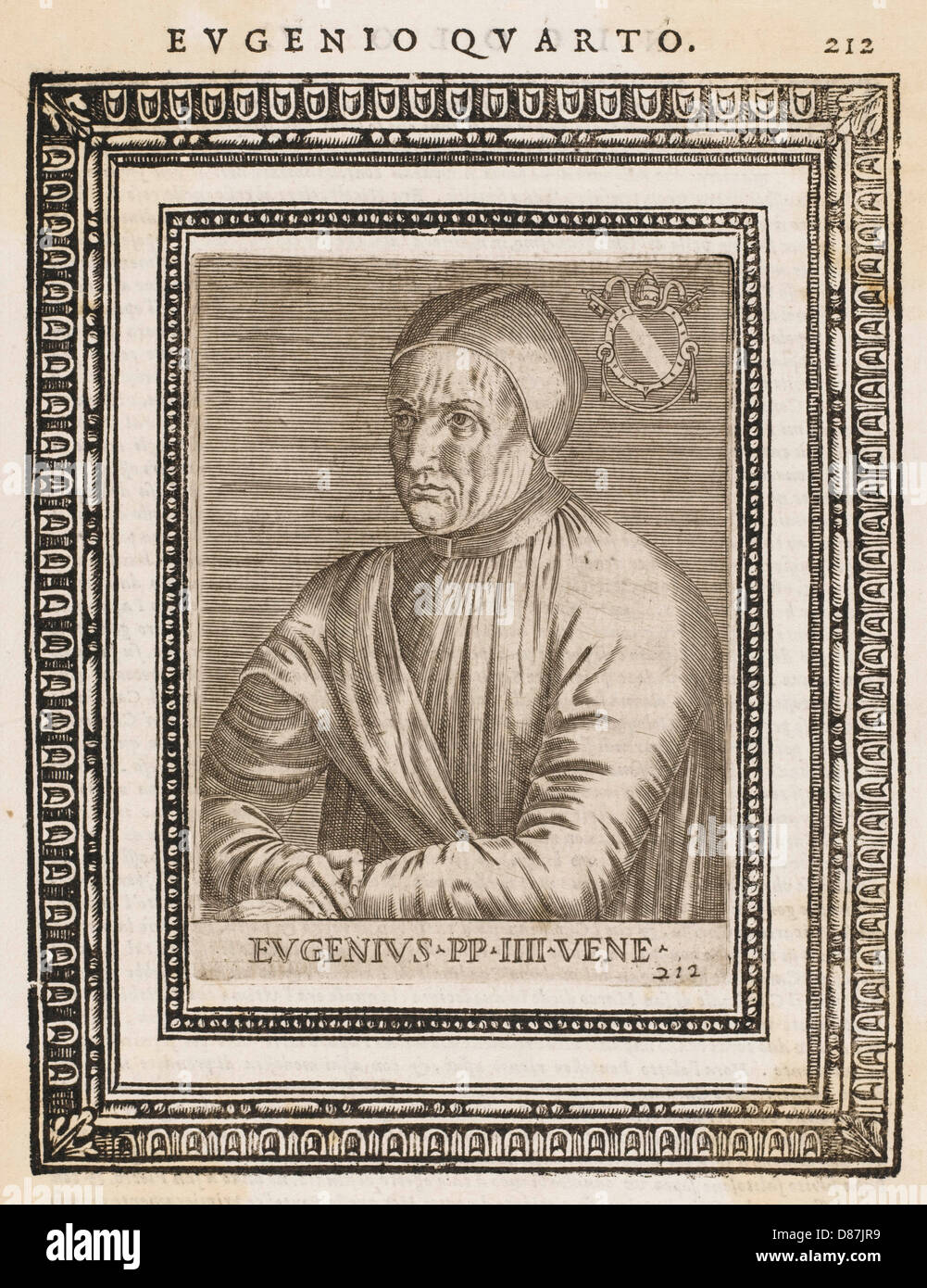 POPE EUGENIUS IV Stock Photo - Alamy