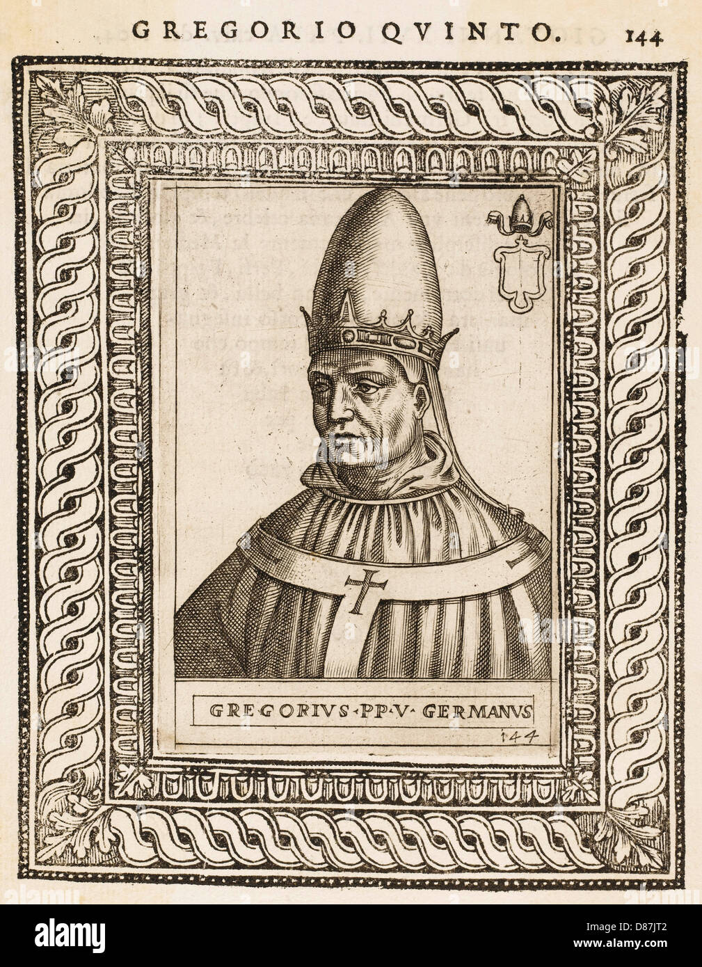 POPE GREGORIUS V Stock Photo - Alamy