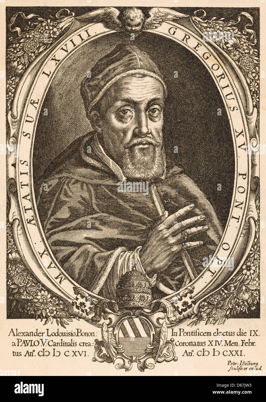 POPE GREGORIUS XV Stock Photo - Alamy