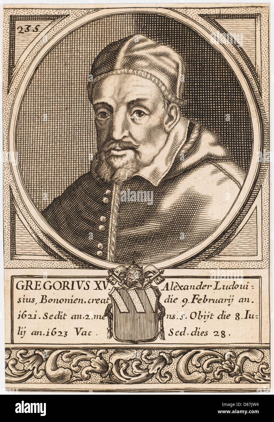 POPE GREGORIUS XV Stock Photo - Alamy
