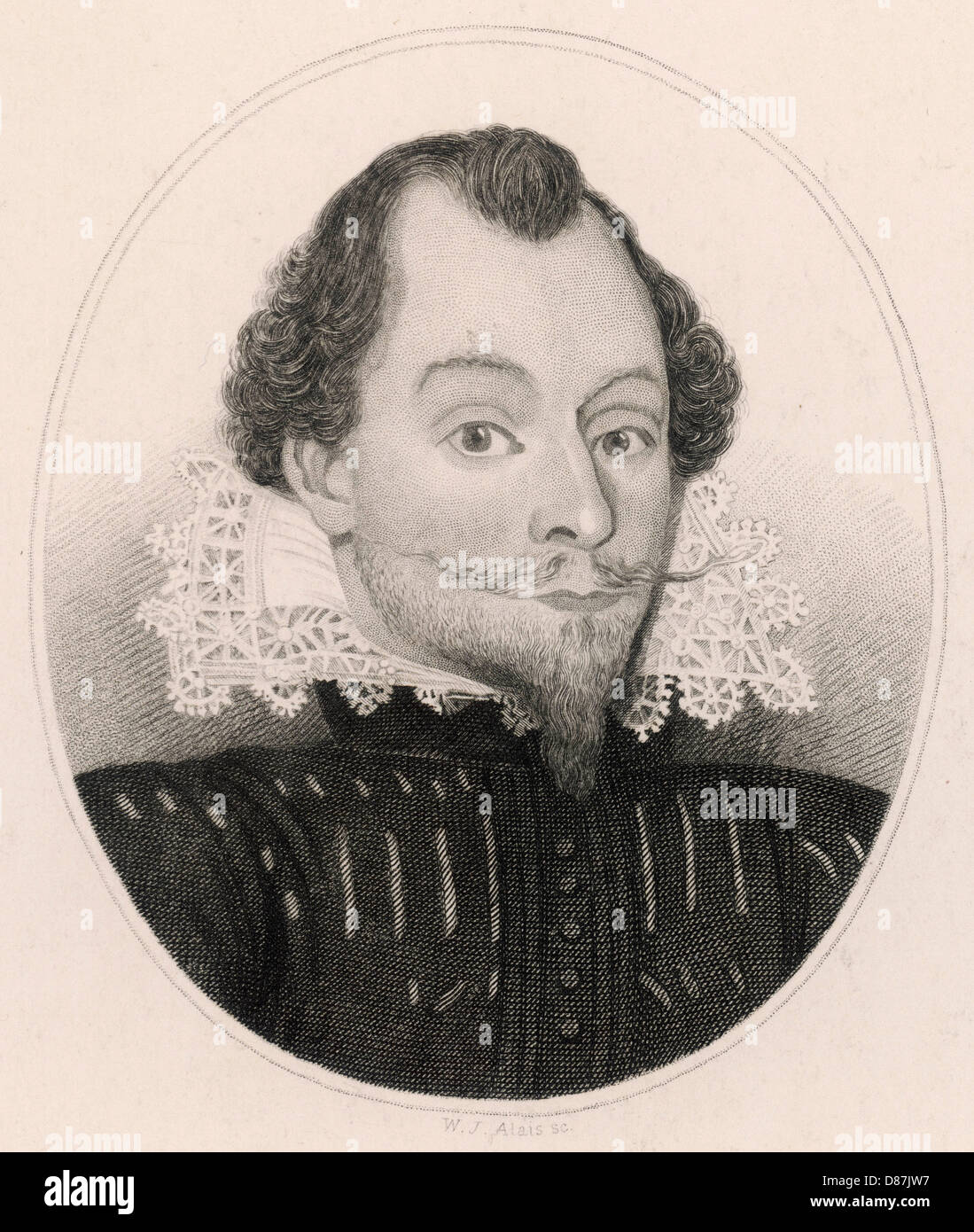 William Drummond of Hawthornden, Scottish poet Stock Photo - Alamy