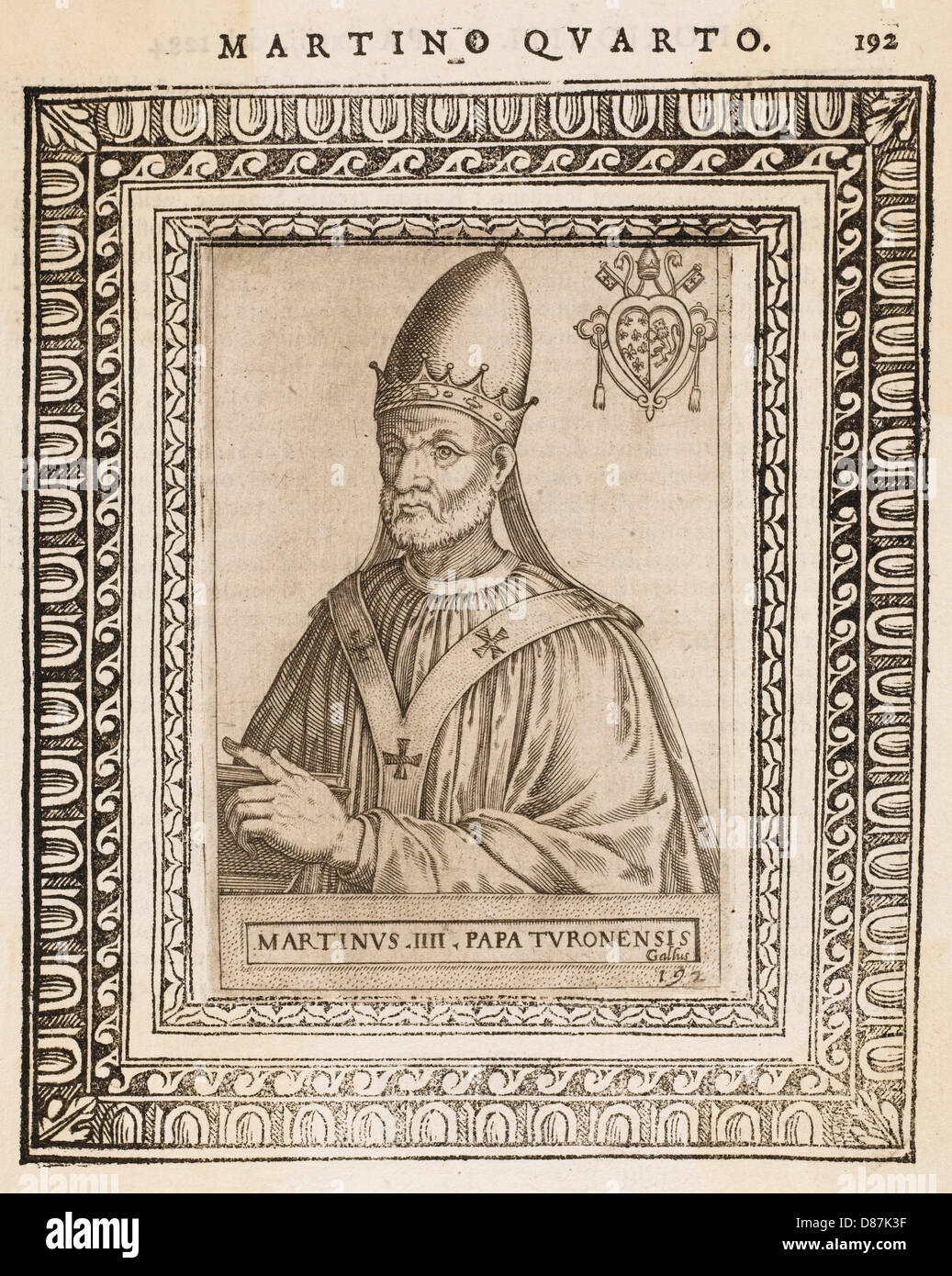 POPE MARTINUS IV Stock Photo - Alamy