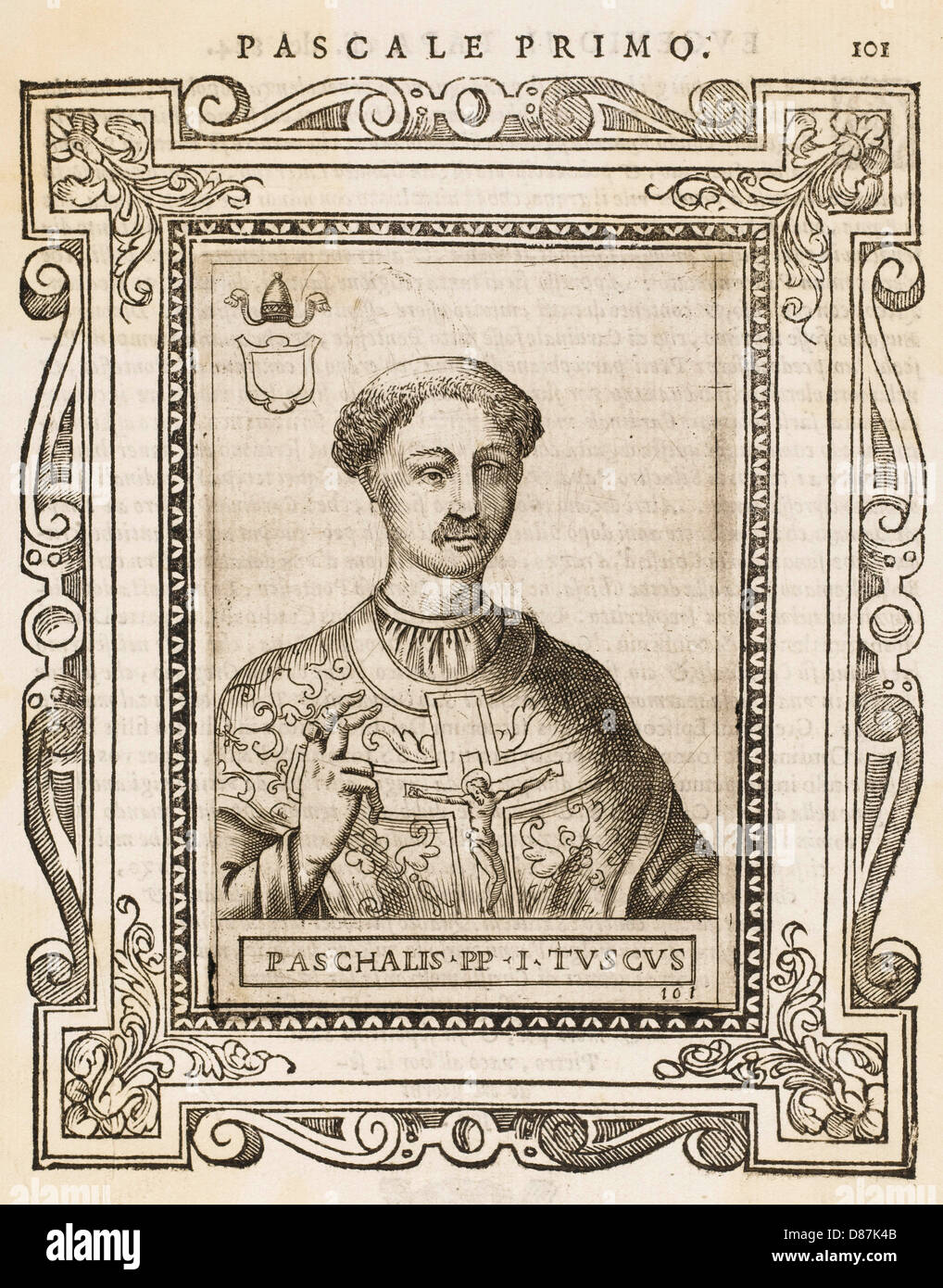 POPE PASCHALIS I Stock Photo - Alamy
