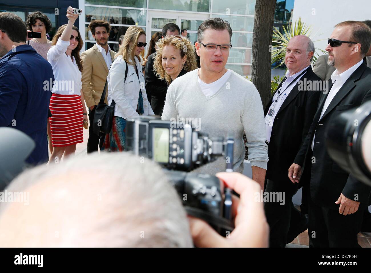Cannes, France. May 21, 2013. MATT DAMON appears at the photocall for ...