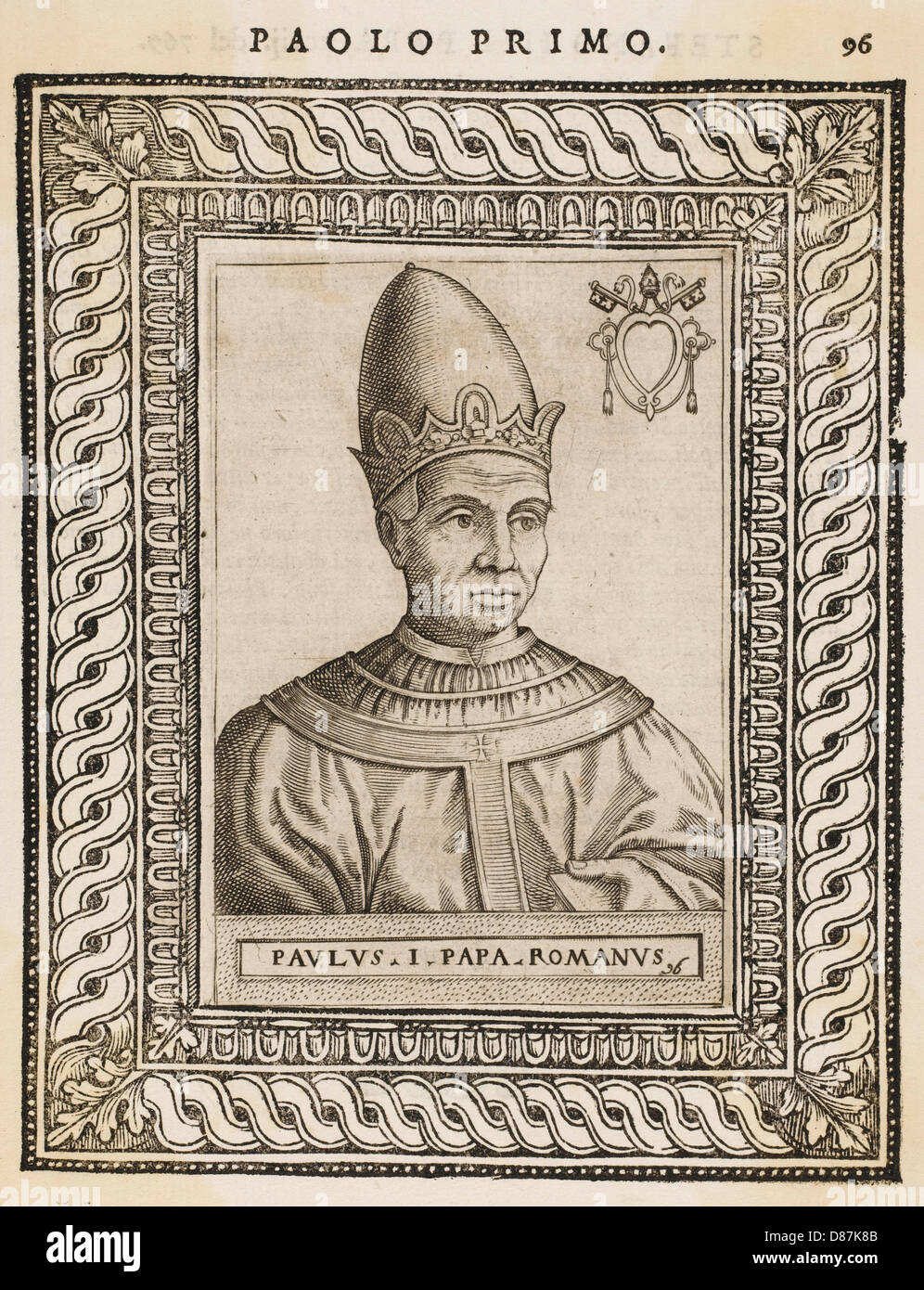 POPE PAULUS I Stock Photo - Alamy
