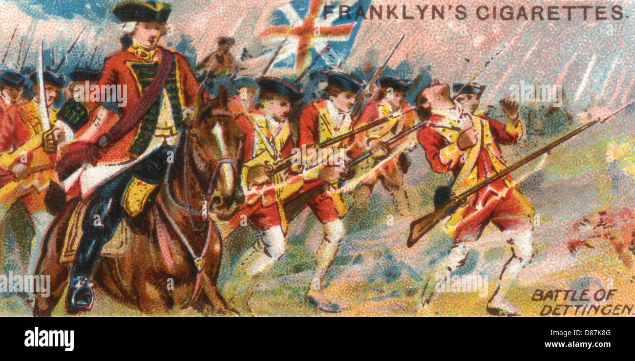 Battle dettingen george ii hi-res stock photography and images - Alamy