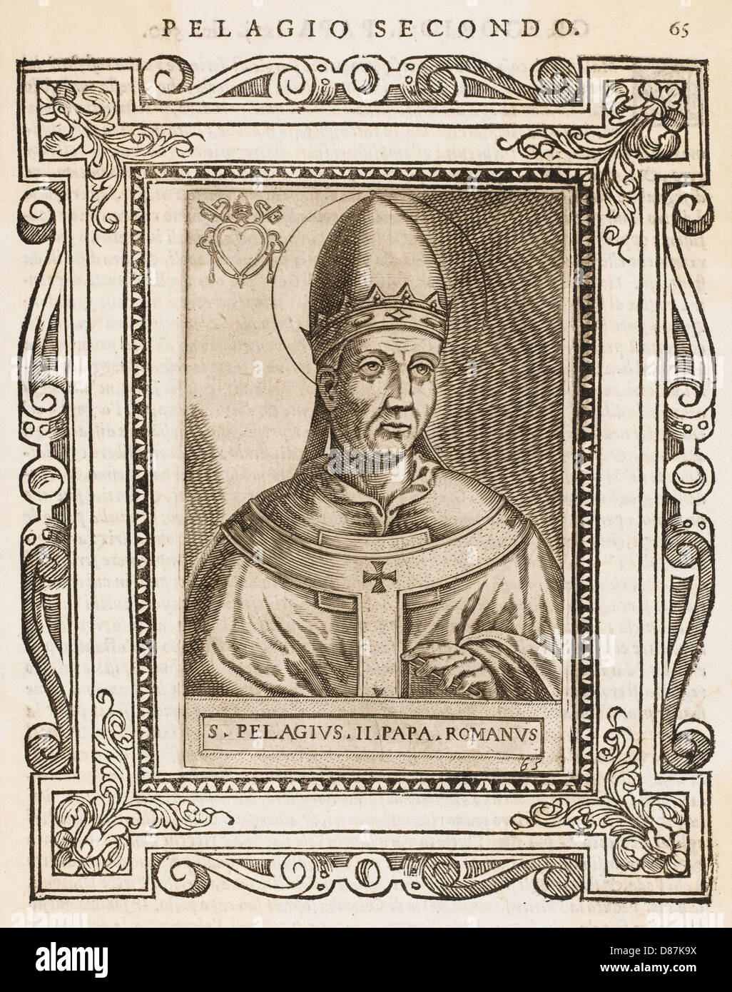 POPE PELAGIUS II Stock Photo - Alamy