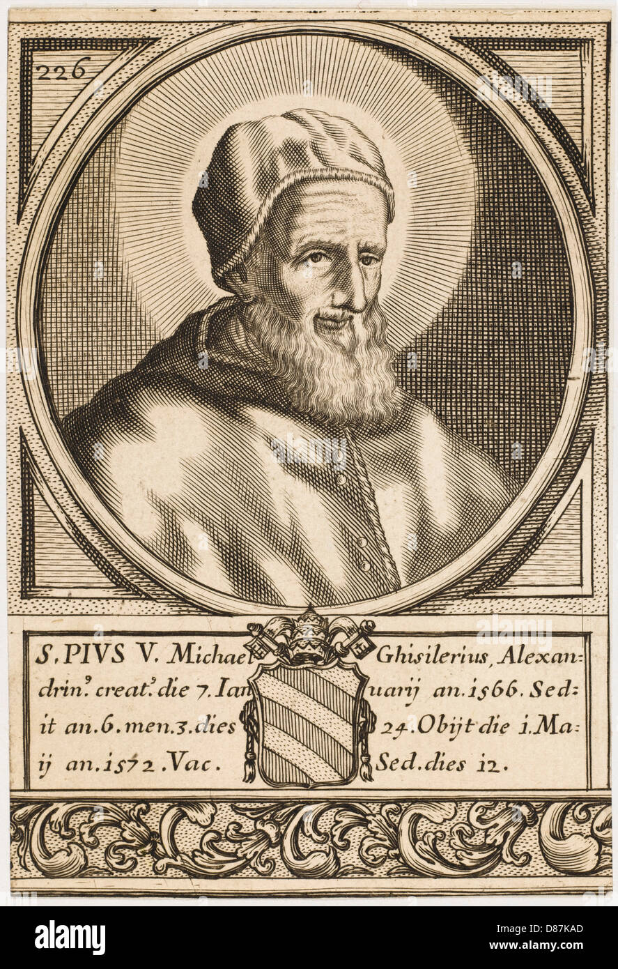 POPE PIUS V Stock Photo - Alamy