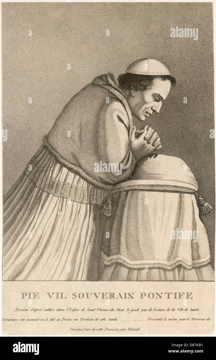 POPE PIUS VII Stock Photo - Alamy