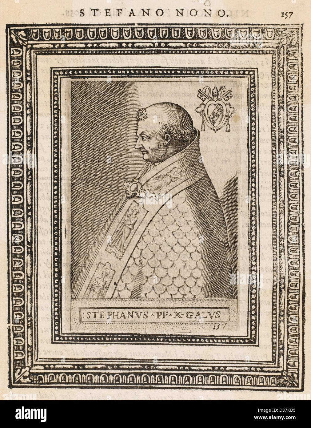 POPE STEPHANUS IX Stock Photo - Alamy