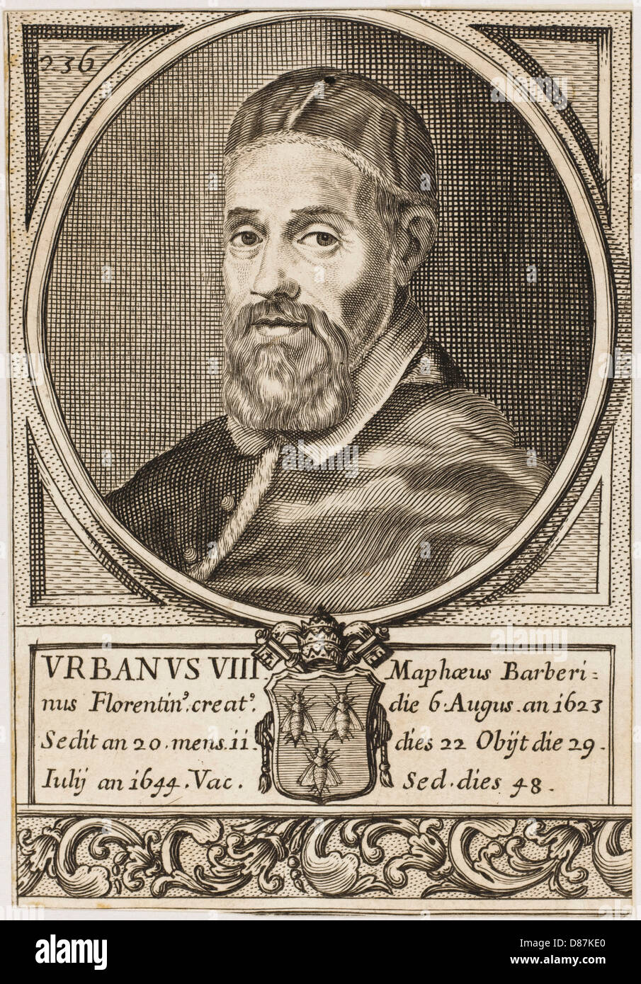 POPE URBANUS VIII Stock Photo - Alamy