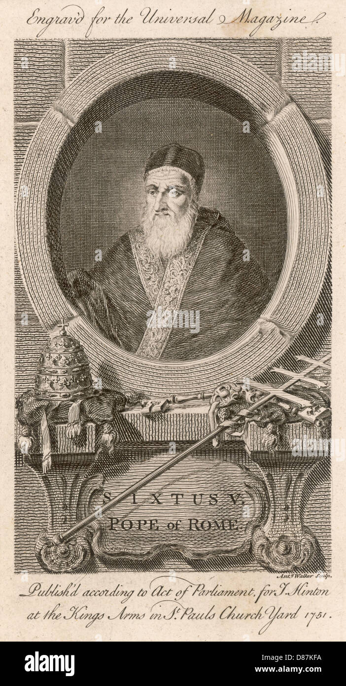 Sixtus v hi-res stock photography and images - Alamy