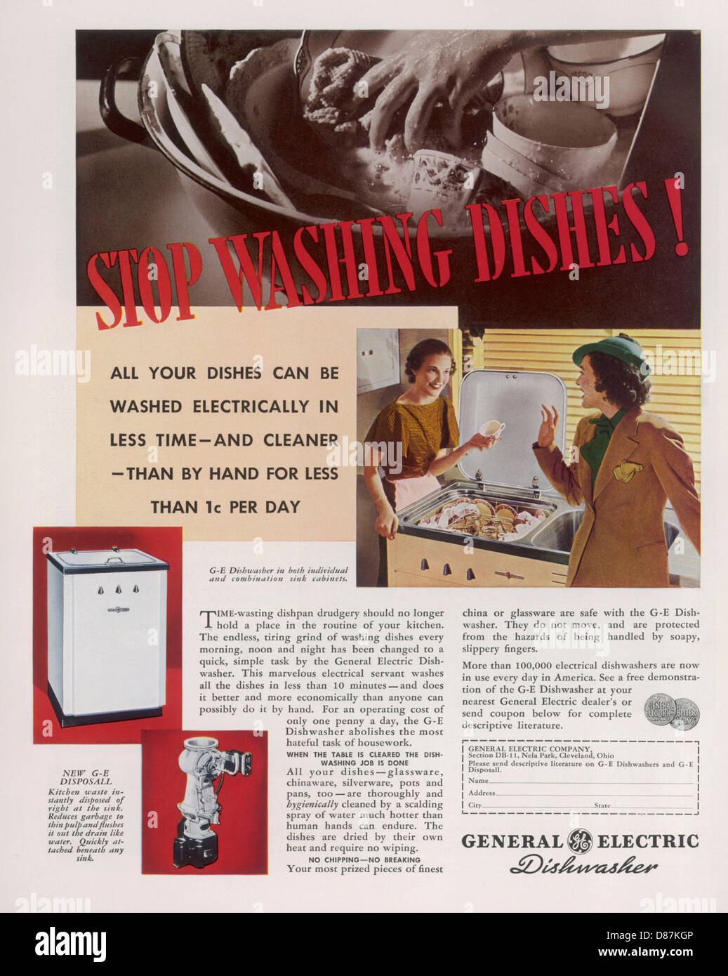 General electric ad hi-res stock photography and images - Alamy