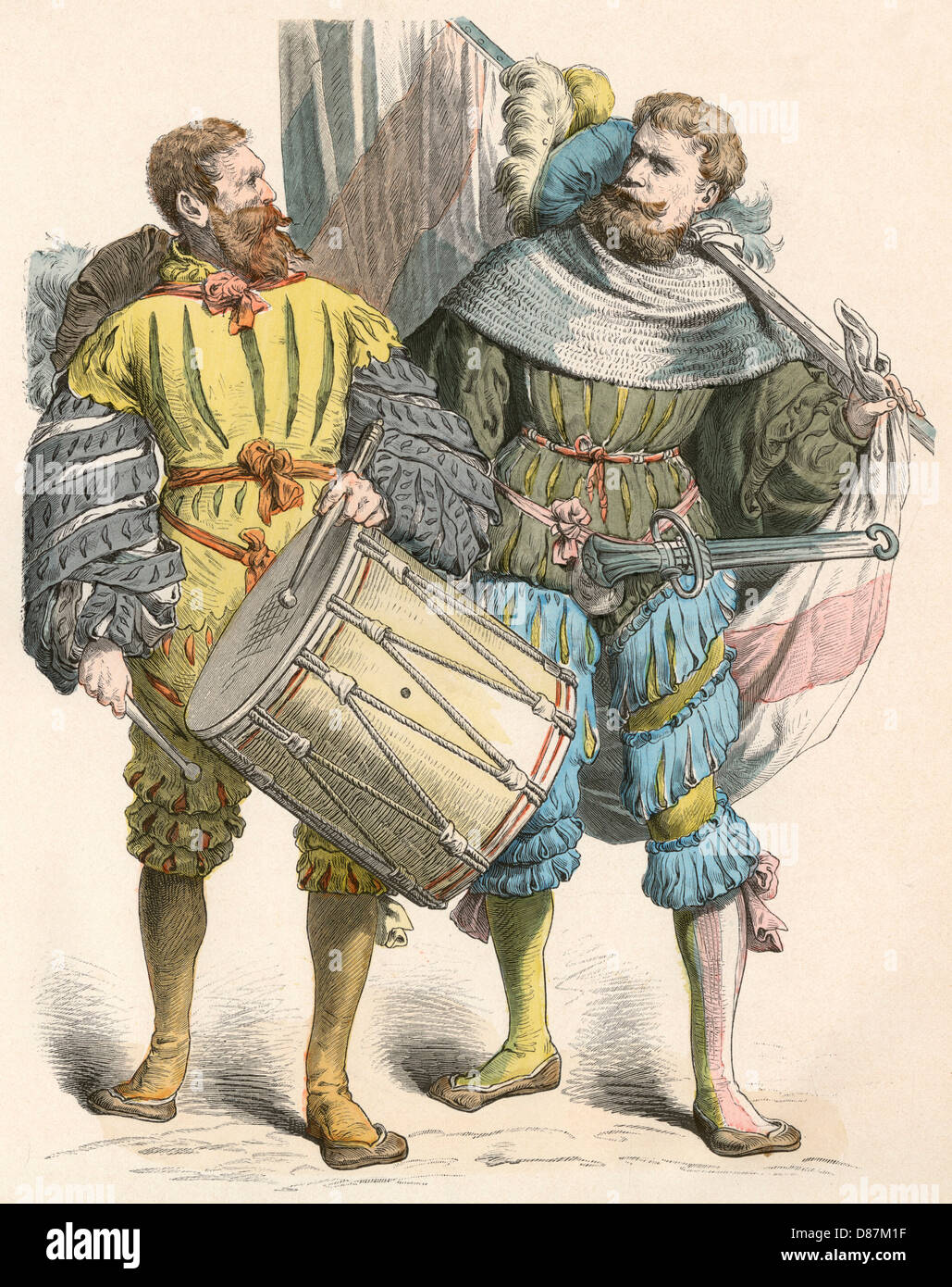 GERMAN MILITARY DRUMMER Stock Photo - Alamy