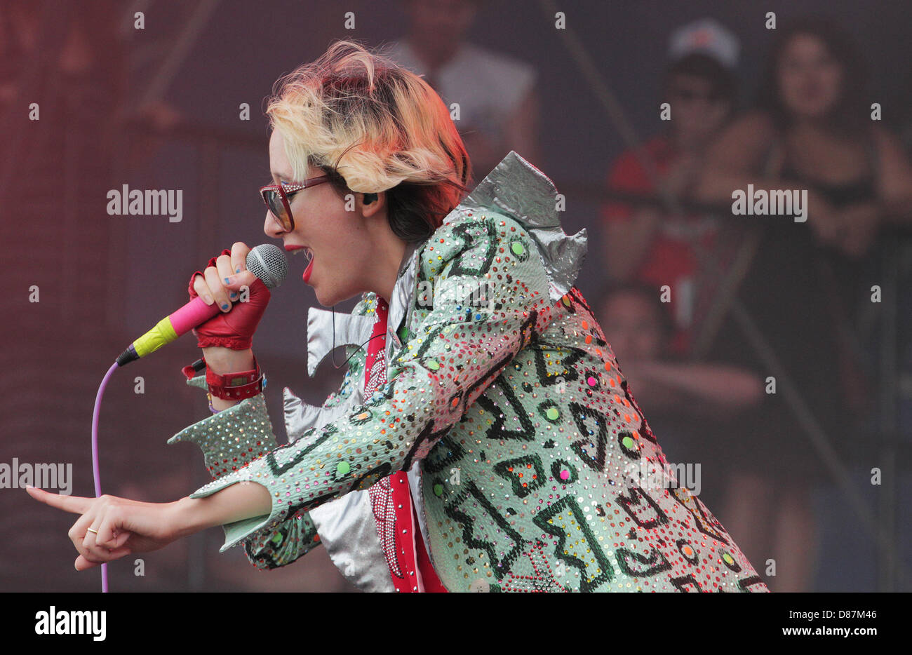 Gulf Shores, ALABAMA, US. May 19, 2013. Karen O of the Yeah Yeah Yeahs ...