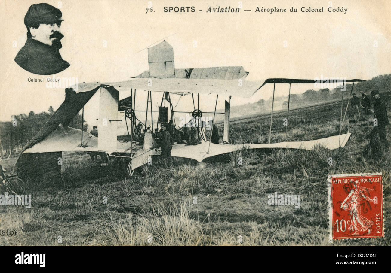 Cody Biplane 1909 Stock Photo - Alamy