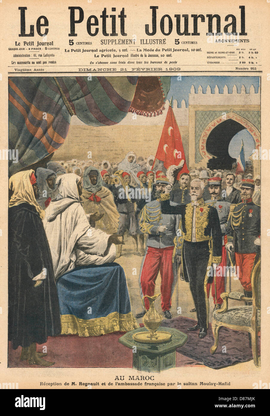 FRENCH AT COURT/MOROCCO Stock Photo - Alamy