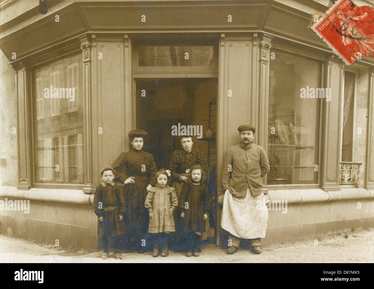 Shopkeeper poses hi-res stock photography and images - Alamy