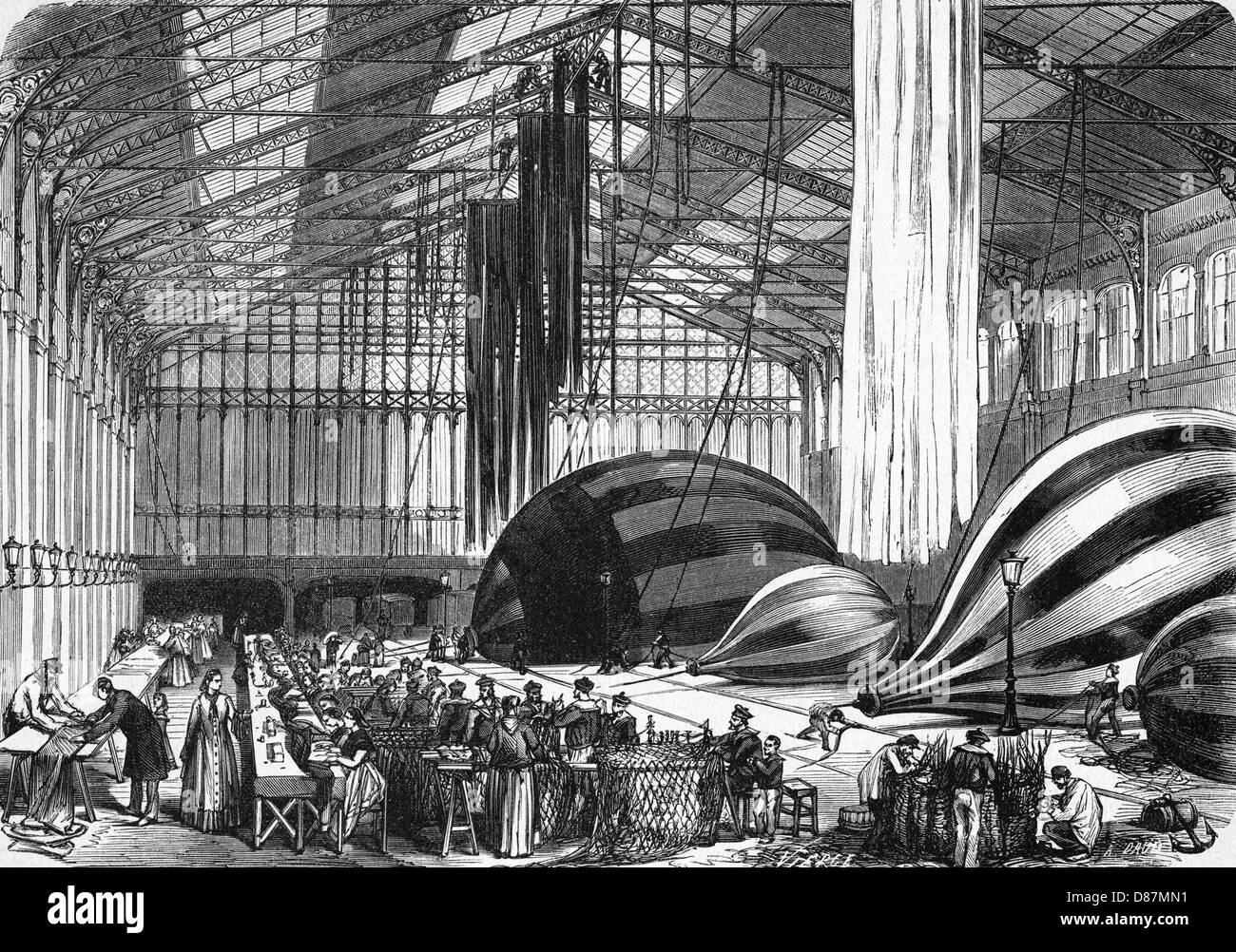 SIEGE OF PARIS- BALLOON Stock Photo - Alamy