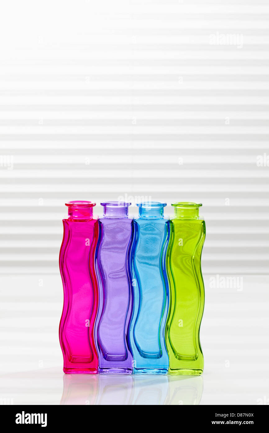 Variety of flower vases, close up Stock Photo - Alamy