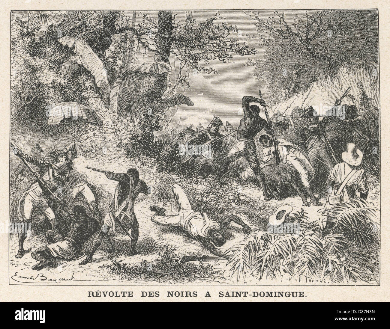 Haitian Revolt in 1791 Stock Photo - Alamy